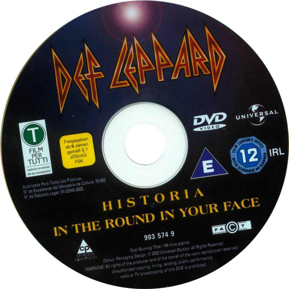 Def Leppard Historia : DVD | DVD Covers | Cover Century | Over 1.000. ...